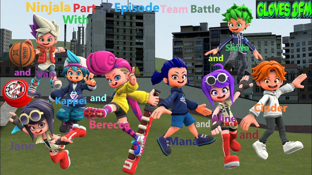 Ninjala Part 27 Episode Team Battle With Berecca and Mana and Jane and ...