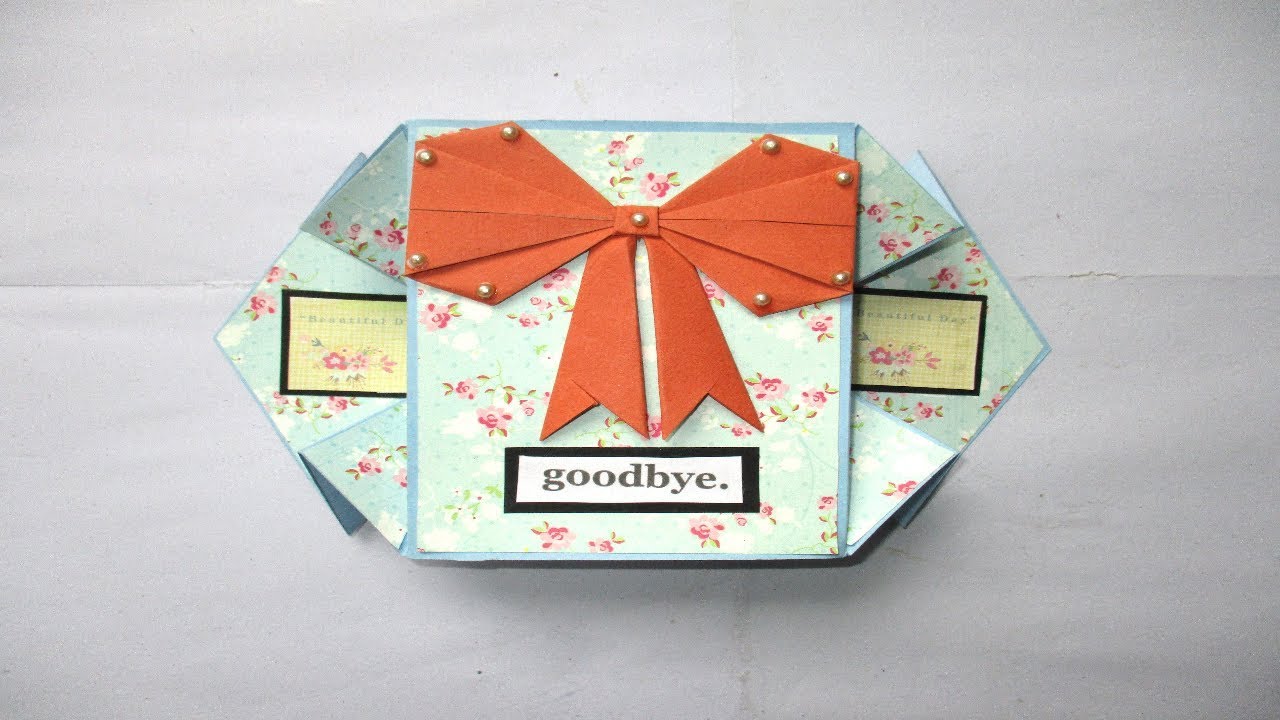 How To Make Gorgeous Double Diamond Fold Card | Full Tutorial By Sugi ...