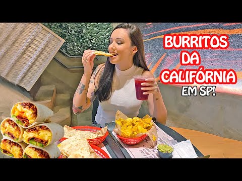 Voltamos provando Burrito Califórnia + Nachos - Mah e Fernandão