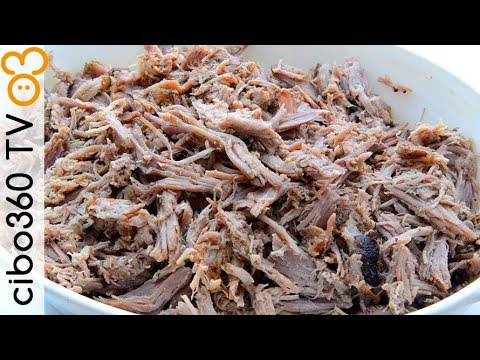 Pulled pork (maiale sfilacciato) al forno - YouTube