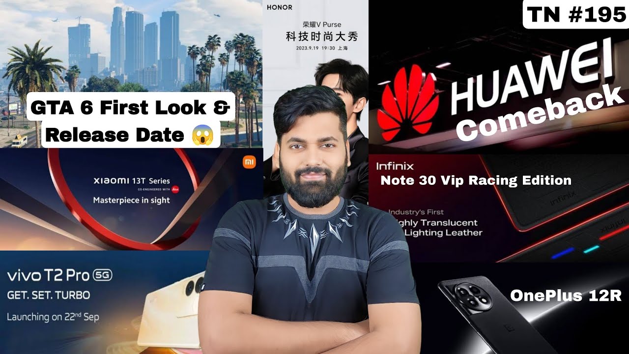 Honor V Purse 😱 | Xiaomi 13T Series | OnePlus 12R | Vivo T2 Pro | TITAN SMART RING | Tech News ...