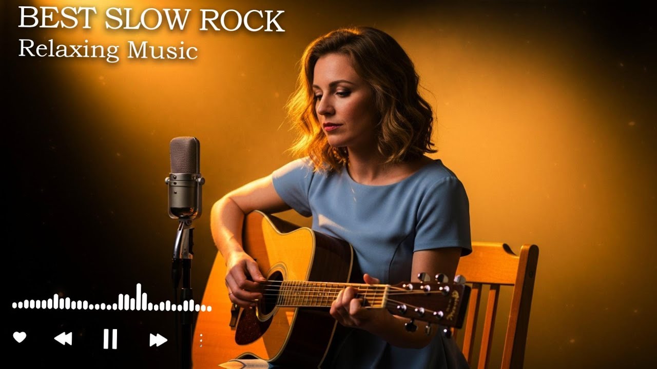 Golden Hour Slow Rock Love Song | Soothing Vocals for Relaxing Moments ...