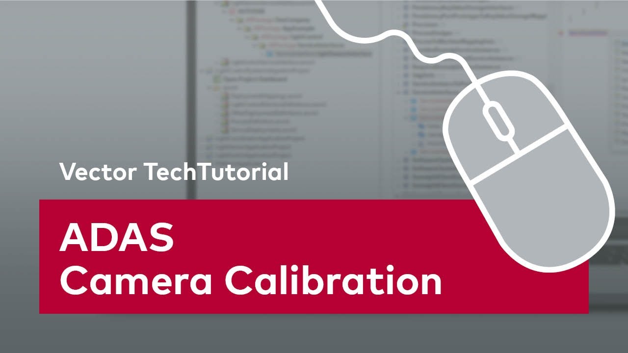 Reference Camera Calibration for CANape ADAS | #VectorTechTutorial - YouTube