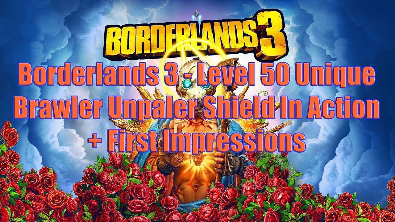 Borderlands 3 - Level 50 Unique Brawler Unpaler Shield In Action ...
