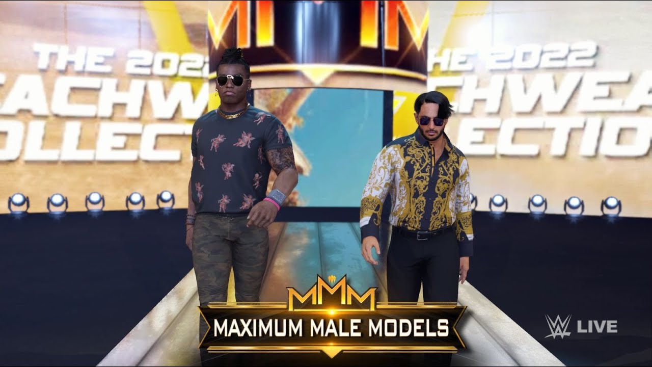 Maximum Male Models Iconic Entrance WWE 2k23 - YouTube