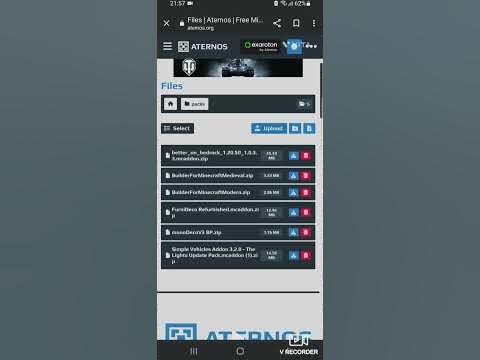 how to add mods/addons in minecraft aternos server if you want my ...