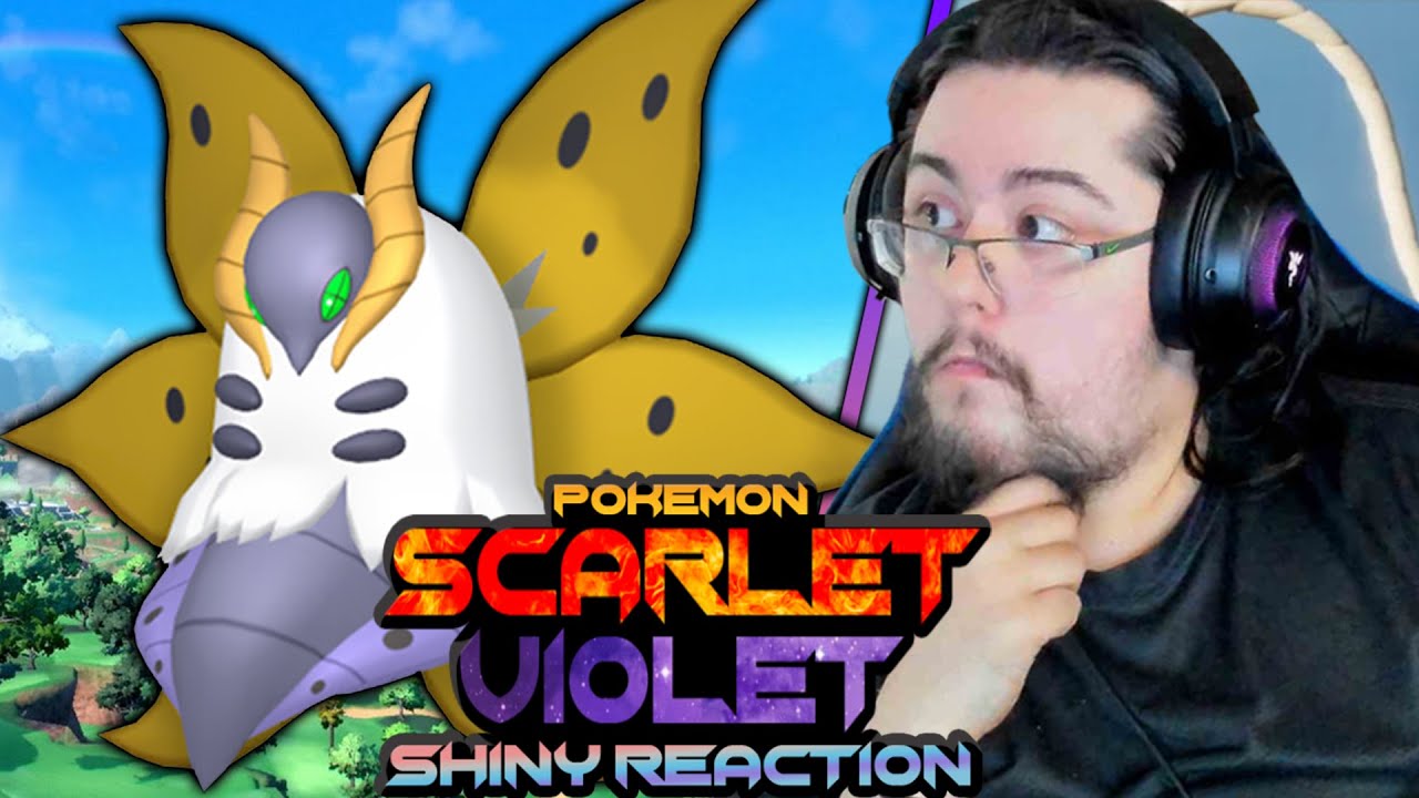 SHINY VOLCARONA REACTION!!! (Pokemon Scarlet and Violet Shiny Reaction ...