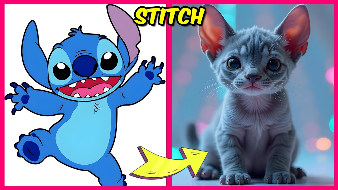 Lilo And Stitch Characters As Cats + Their Favorite things! | Stitch ...