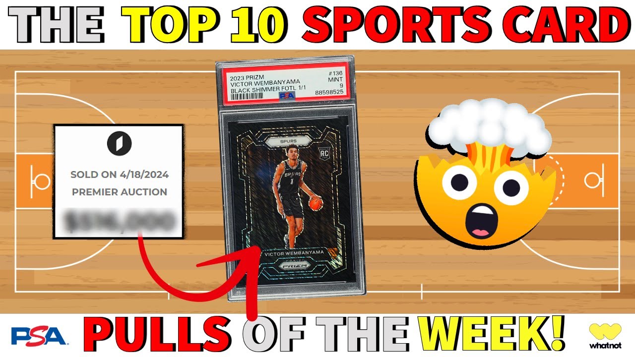 THE HIGHEST SALE OF THE YEAR! 🤯| Top 10 Sports Card Pulls Of The Week ...