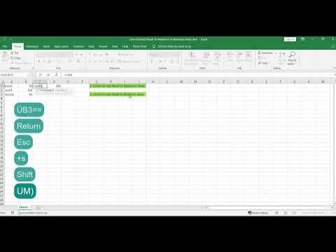 How to Limit Formula Result to Maximum or Minimum Value in Excel - YouTube