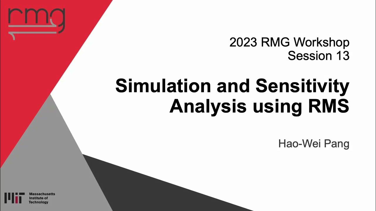 Simulation & Sensitivity Analysis Using RMS (RMG Workshop 2023 Session 13) - YouTube