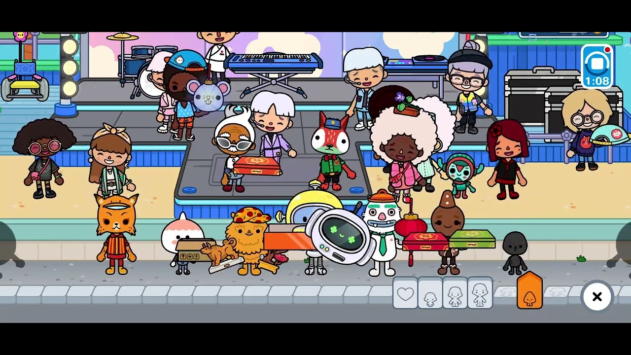 Toca boca concert day pt1 - YouTube