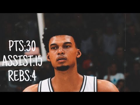 VICTOR WEMBANYAMA HIGHLIGHTS ( NBA 2K16 MODS 2K24 ) - YouTube