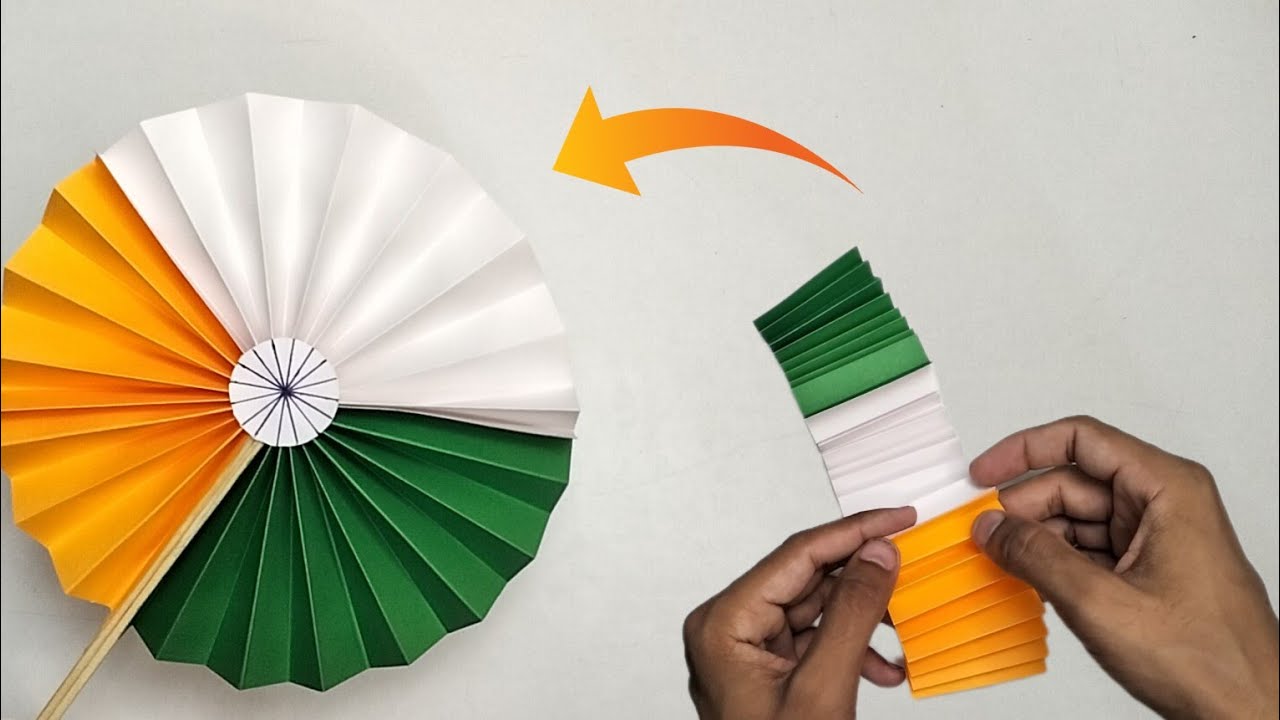 Independence day craft idea | tricolour paper toy | independence day ...