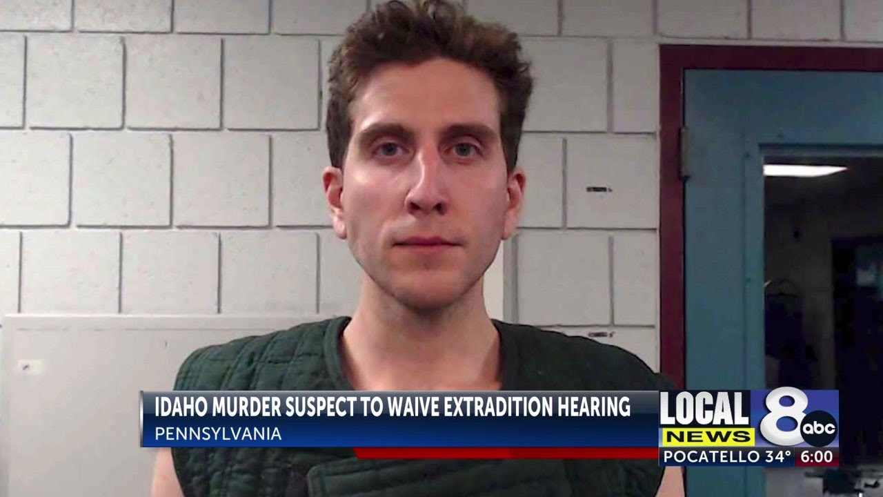 Idaho Murder Suspect to Waive Extradition Hearing - YouTube