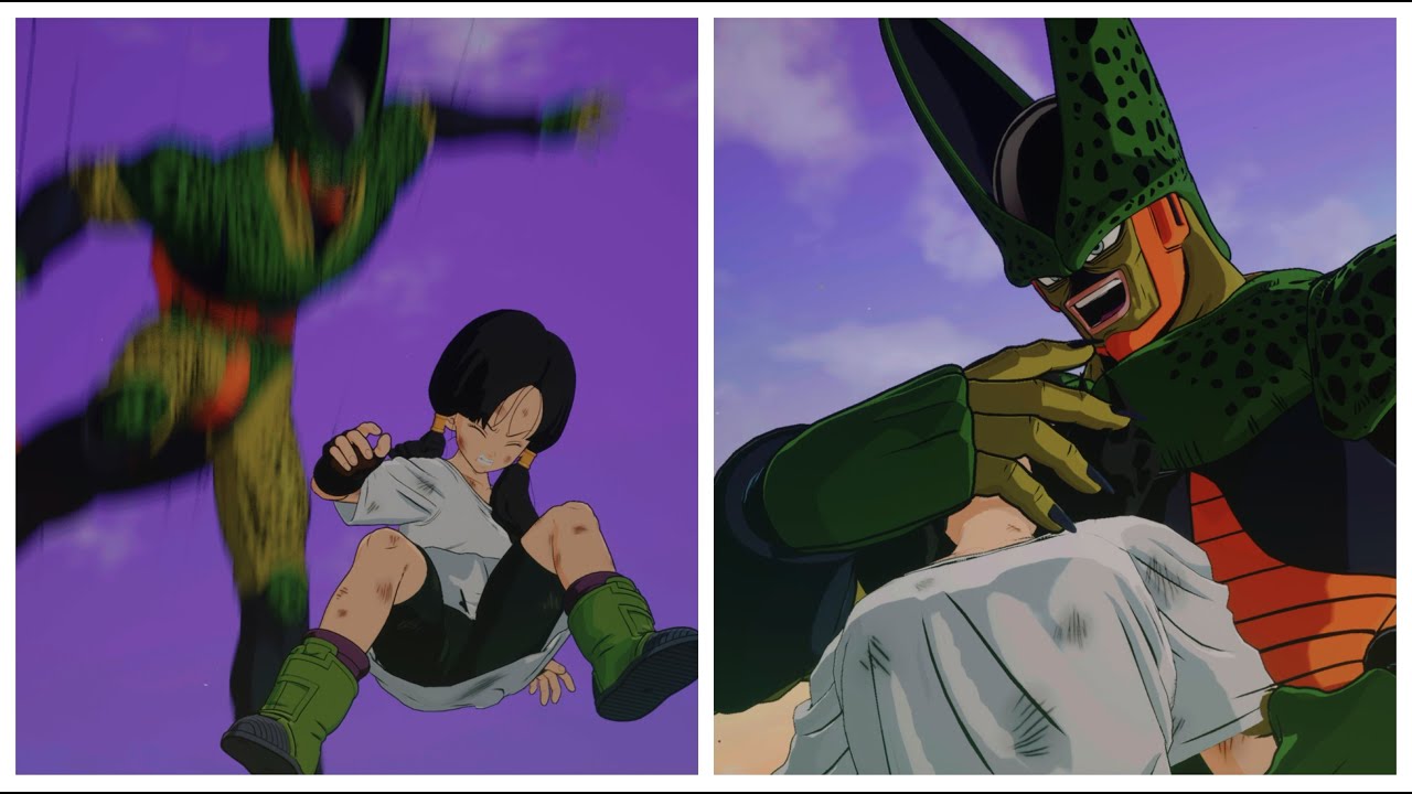 DBZ Sparking! ZERO 2nd Form Cell Absorbs The Ladies - YouTube