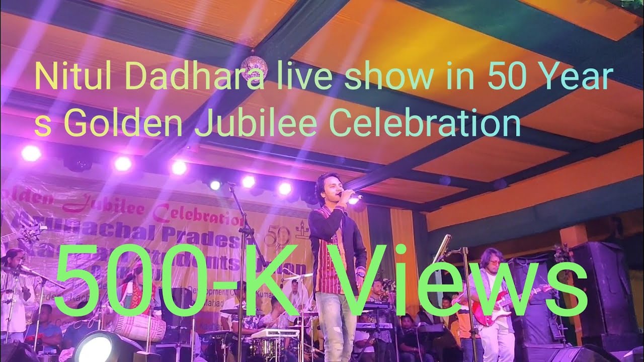 Nitul Dadhara live show in 50- Years Golden Jubilee Celebration - YouTube
