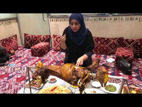 Gadis Arab | Makan Kambing Guling | Mantab Gaess