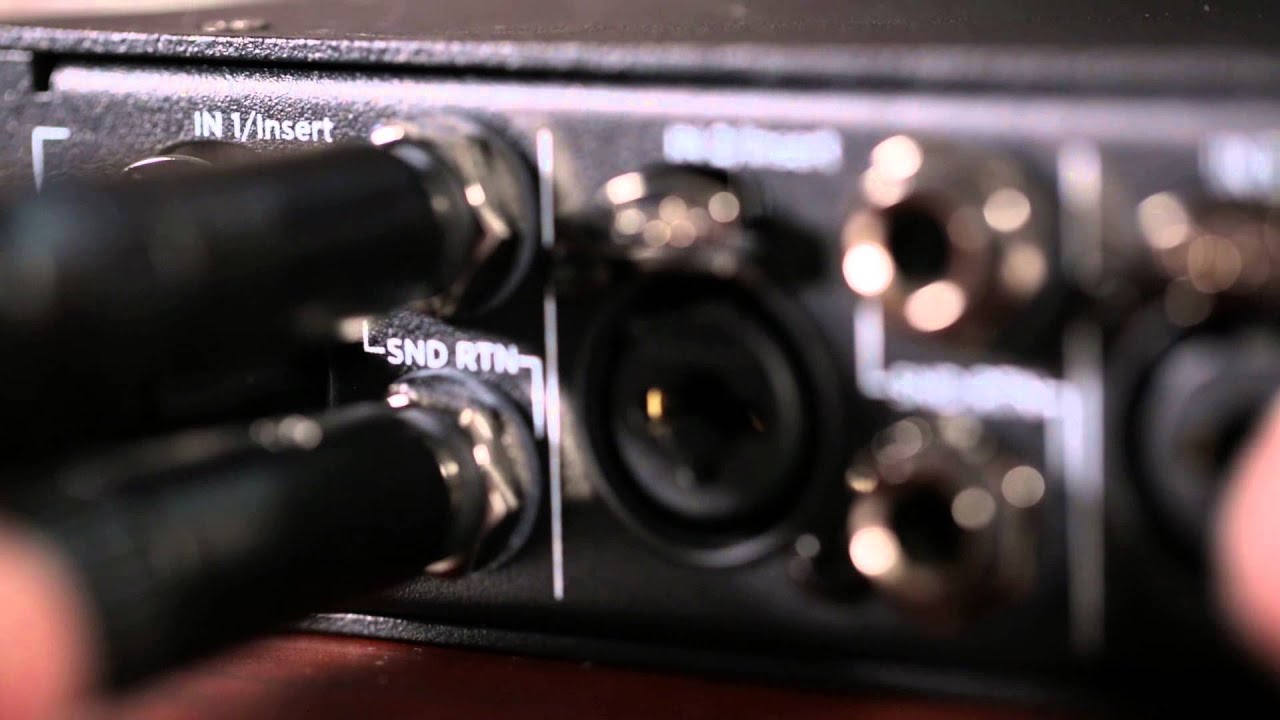 How to record with an outboard analog compressor using Apogee Ensemble ...