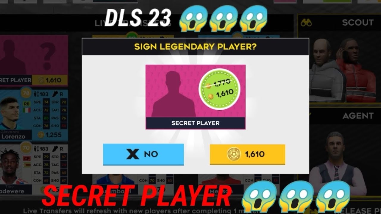 Secret Player DLS 23 | DLS 23 Gameplay | DLS 23 release date | Gaming ...