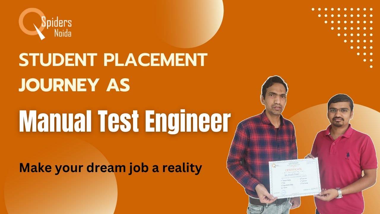 MANUAL TEST ENGINEER || QSPIDERS NOIDA || PLACED STUDENT REVIEW - YouTube