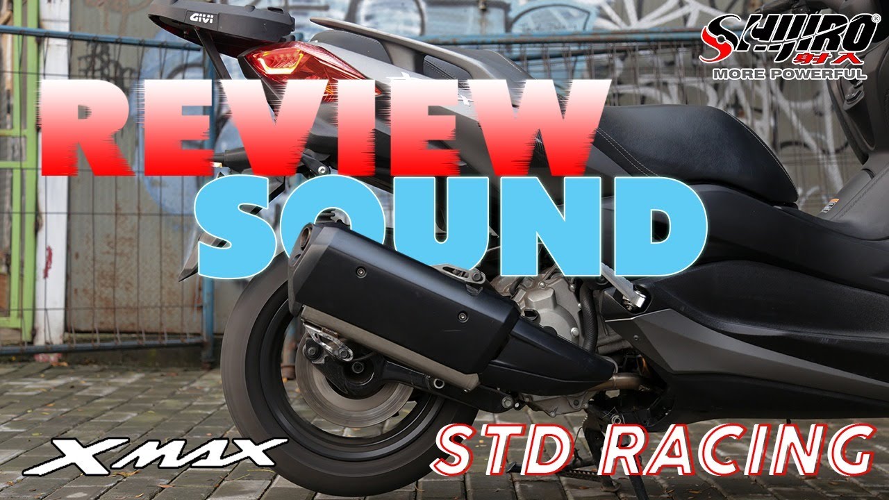 SHIJIRO EXHAUST SYSTEM - TYPE STD RACING PERFORMANCE | YAMAHA X-MAX ...