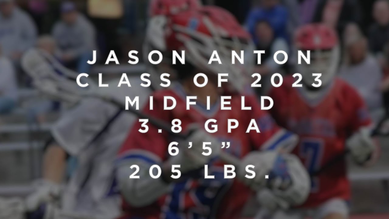 Jason Anton '23 | Midfield | DeMatha Lacrosse | 2022 Season Highlights ...