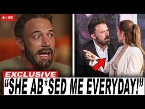 Ben Affleck's Shocking Cry: Allegations of Abuse Against Jennifer Lopez ...