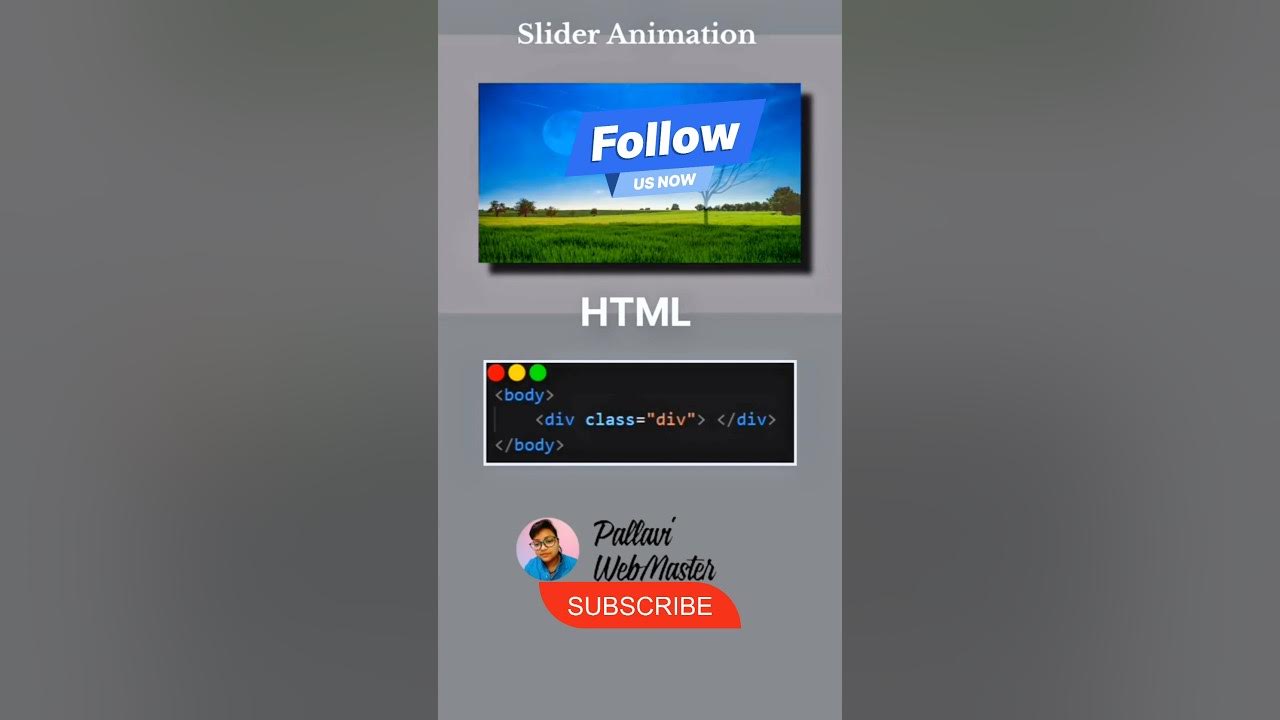 Animated Image Slider Using Htmlcss Javascript Frontend Coding Slideshow Newshorts Viral