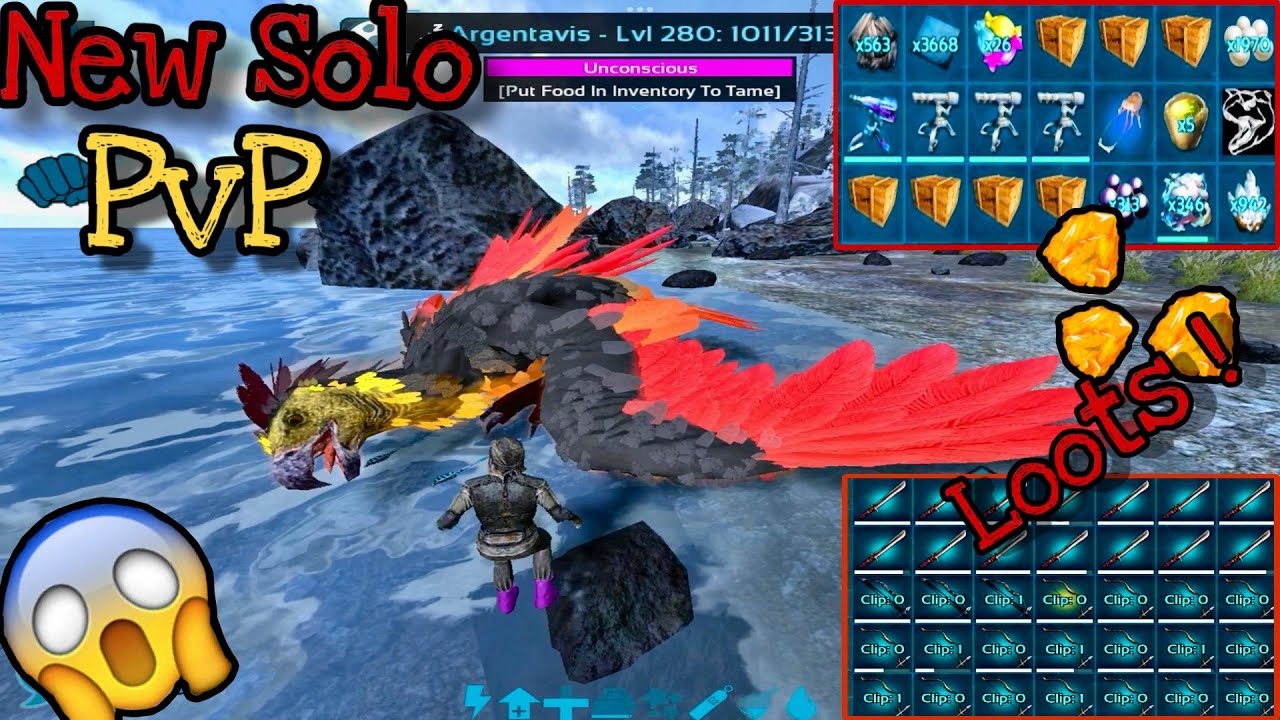 ARK MOBILE PVP | FRESH START | PVP AND RAID ENEMY - YouTube