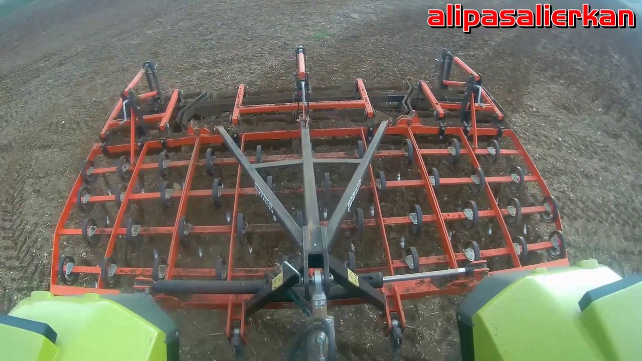 [GoPRO] CULTIVATING WITH CLAAS ARES 557 ATX & BÜLENT TARIM - TARLA ...