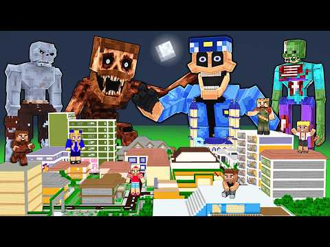 CANAVAR KEREM KOMİSER ORDUSUYLA ŞEHRE SALDIRIYOR! 😱 - Minecraft