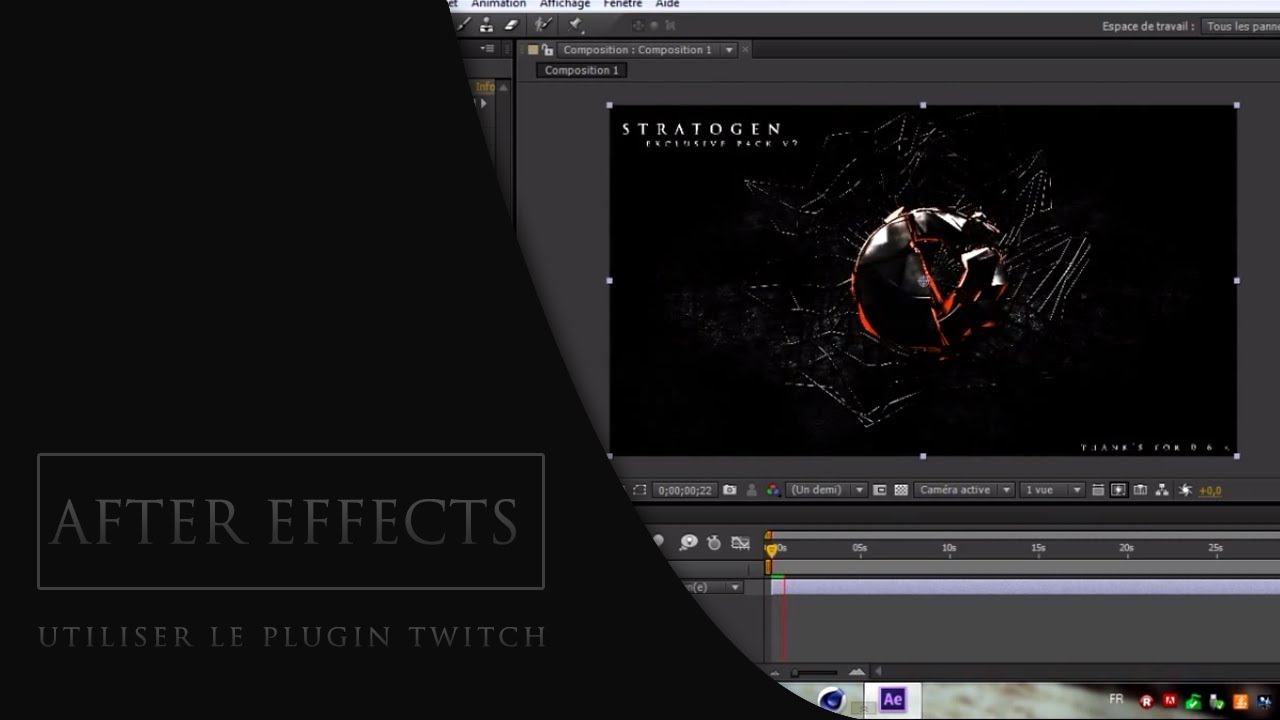 TUTO Utiliser le plugin Twitch ( Effet déstabilisé ) | After Effects ...
