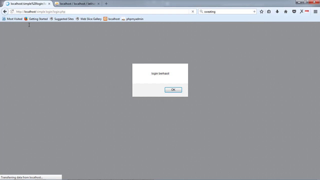 Simple Login Tutorial With PHP - YouTube