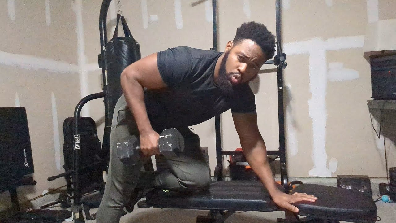 Killer Back Workout: Dumbbell and Pull ups - YouTube