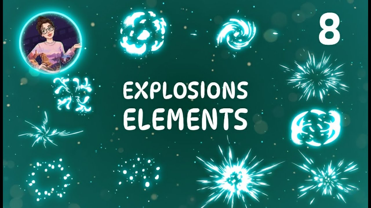 Explosion Glow Animations! | Green Screen Motion Graphics - YouTube