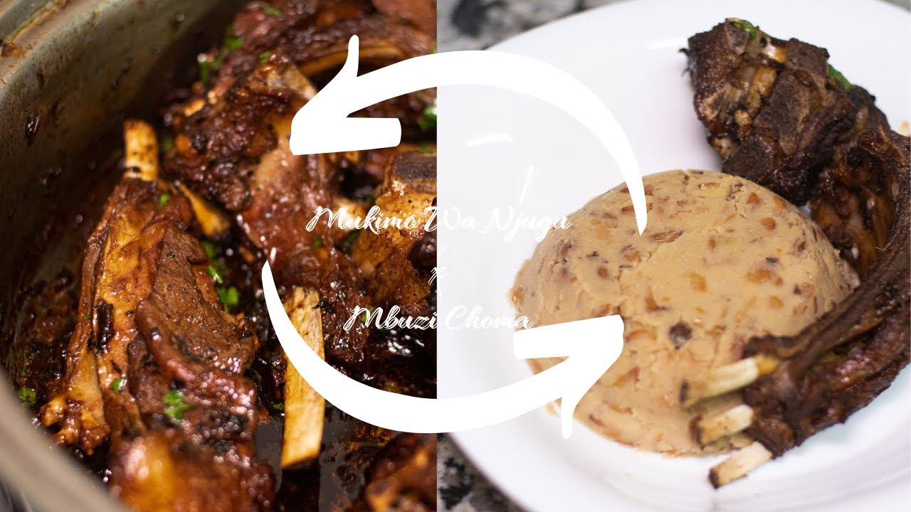 Mukimo Wa Njugu X Mbuzi Choma on Stove | Kenyan Traditional Foods - YouTube