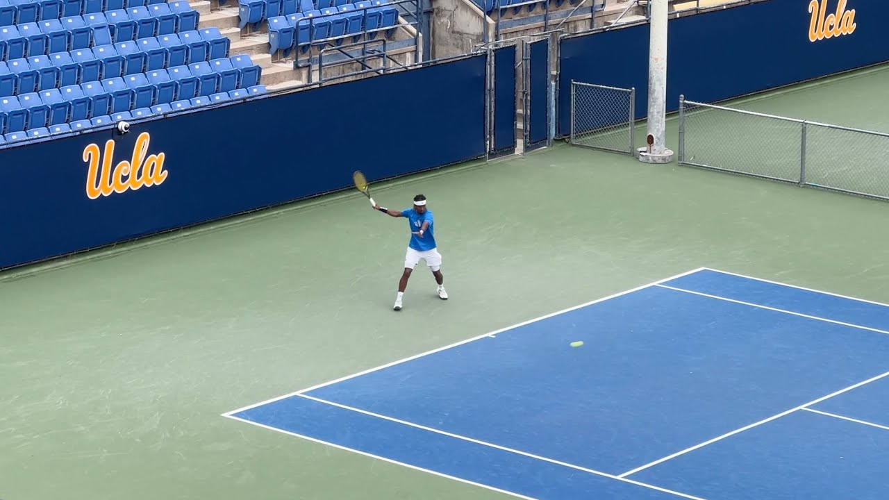 Mikael Ymer Hitting at UCLA - YouTube