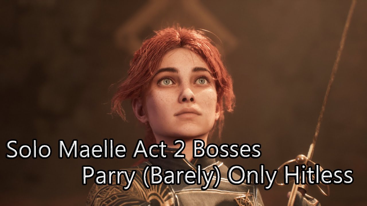 Solo Maelle Act 2 Bosses No Hit Parry Only Expert Difficulty (No ...