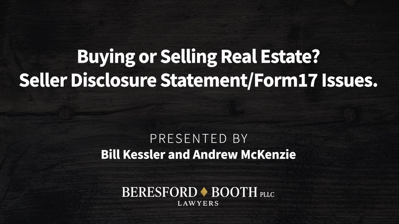 Buying or Selling Real Estate Beresford Booth Webinar - YouTube