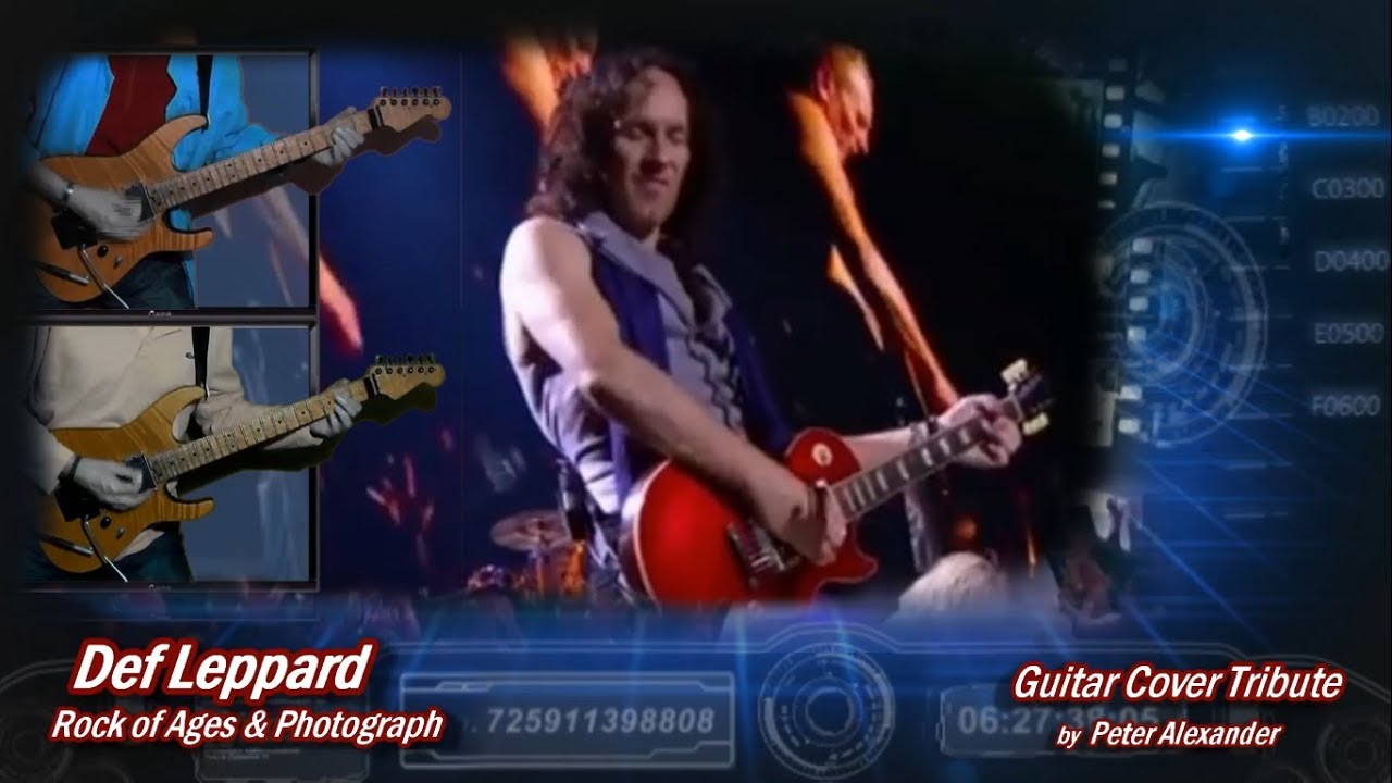Def Leppard - Rock of Ages Photograph - COVER TRIBUTE by Peter ...