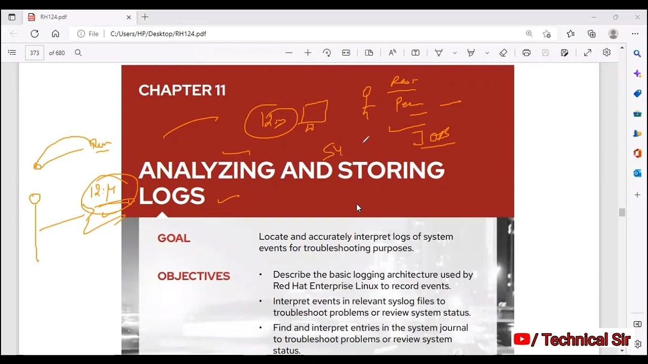 Class#14|Analyzing and Storing LOGS- Part 1 Full Explanation|Linux From Scratch in Hindi|RHCSA ...