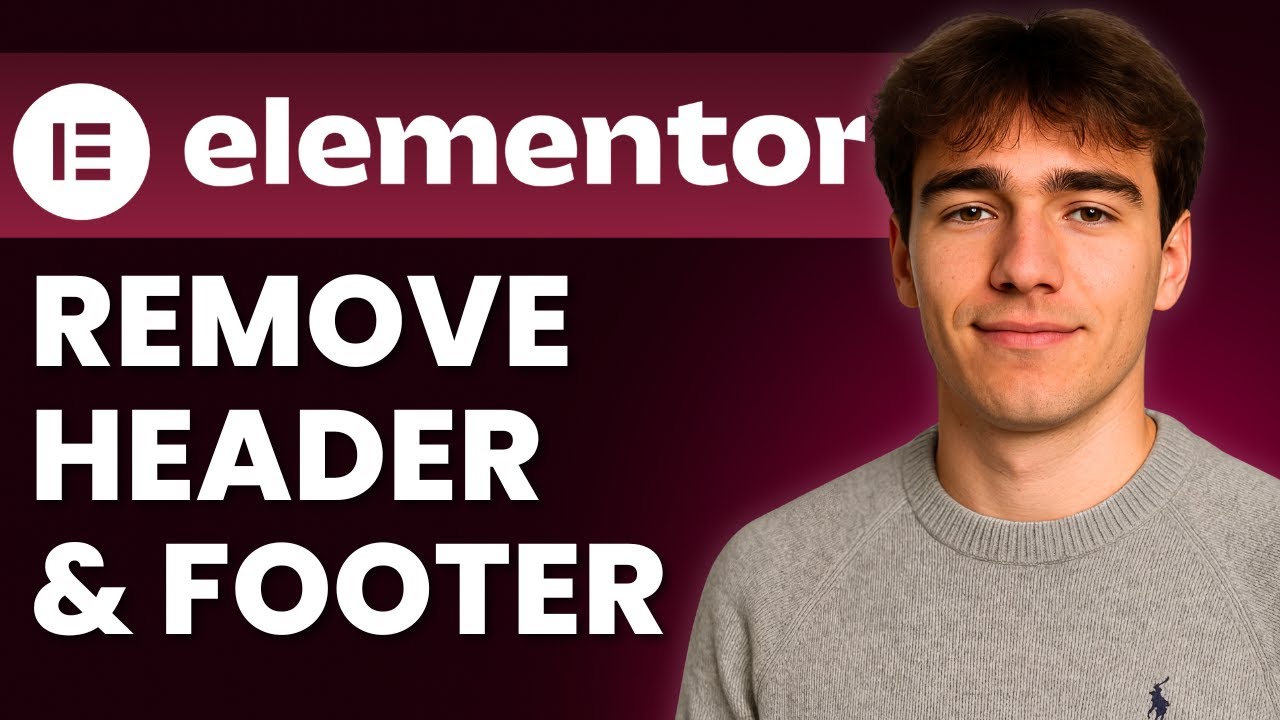 How To Remove Header And Footer In Elementor (Tutorial 2026) - YouTube