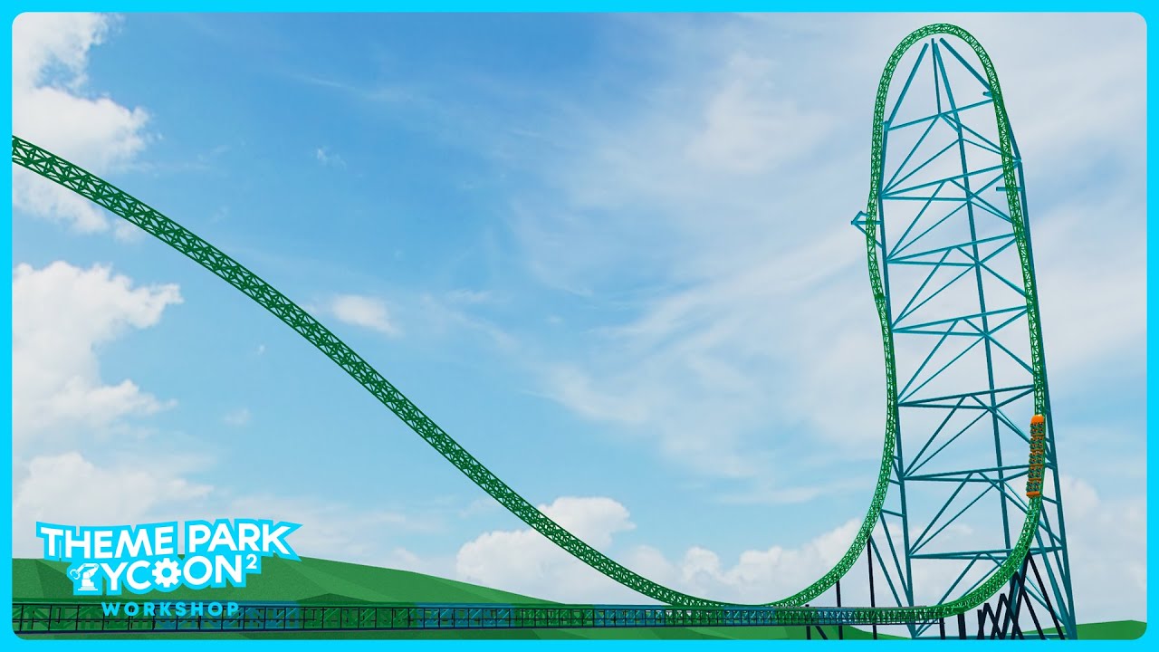 Custom Kingda Ka Blueprint in Theme Park Tycoon 2 - YouTube