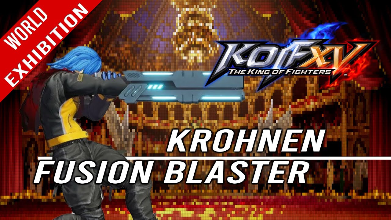 KOF XV Beta Test - KHRONEN EXHIBITION Fusion Blaster - YouTube