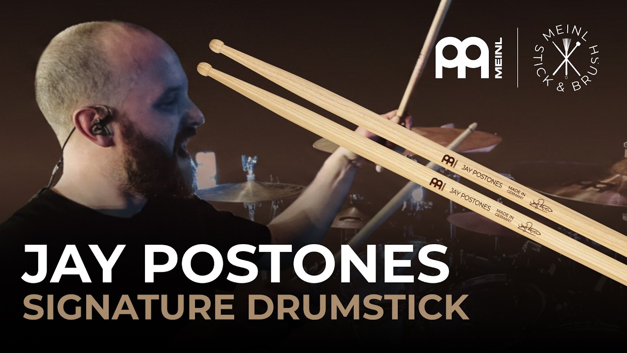 Meinl Stick And Brush | Jay Postones Signature Drumstick - YouTube