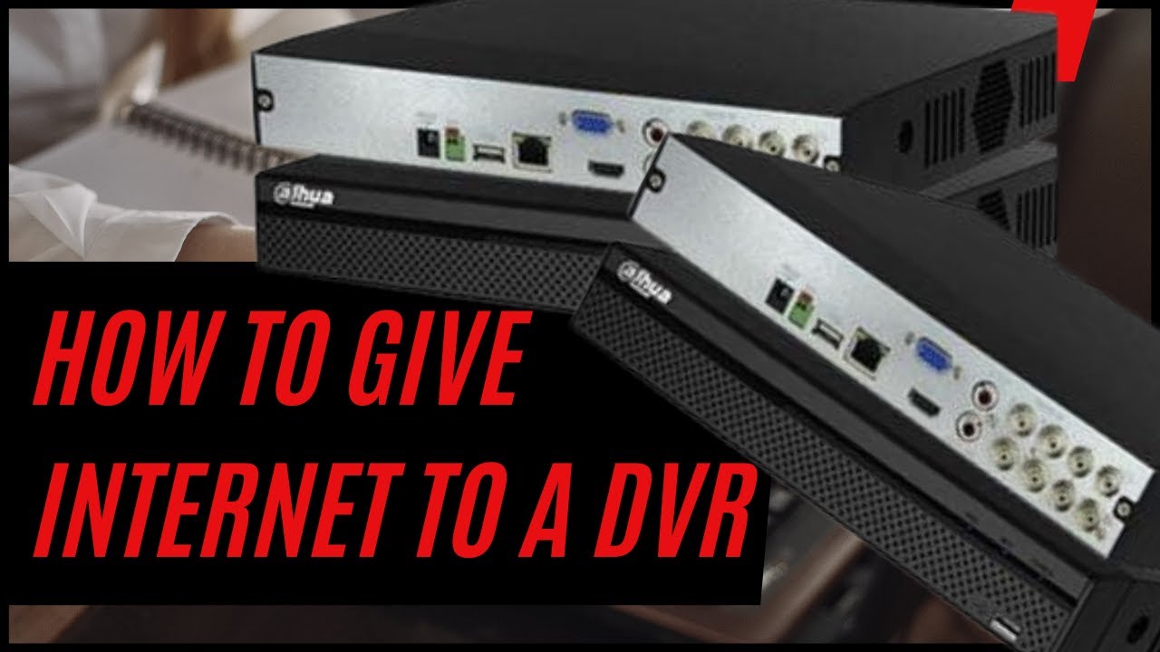 How to get internet connection to my DVR | Network - YouTube