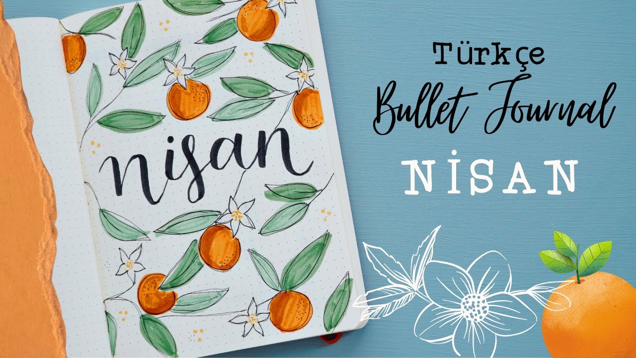 Türkçe Bullet Journal // Nisan 2020 - YouTube