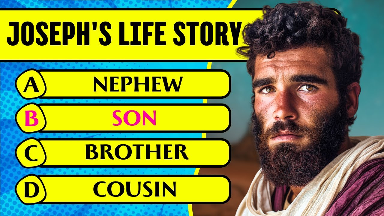 Joseph's Life Story Bible Quiz (50 Hardest Questions & Answers to Test ...