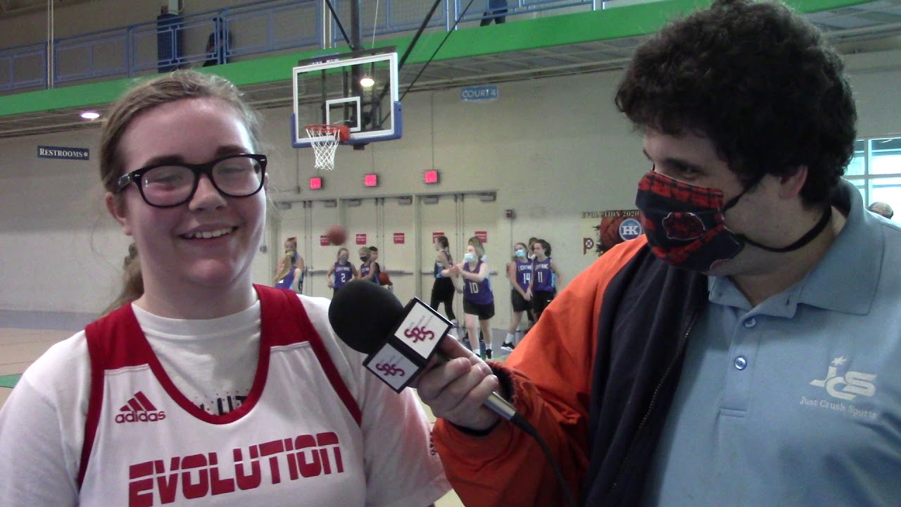 Lea Coker, #11, Evolution Basketball Club: Pregame Interview on 01/02 ...